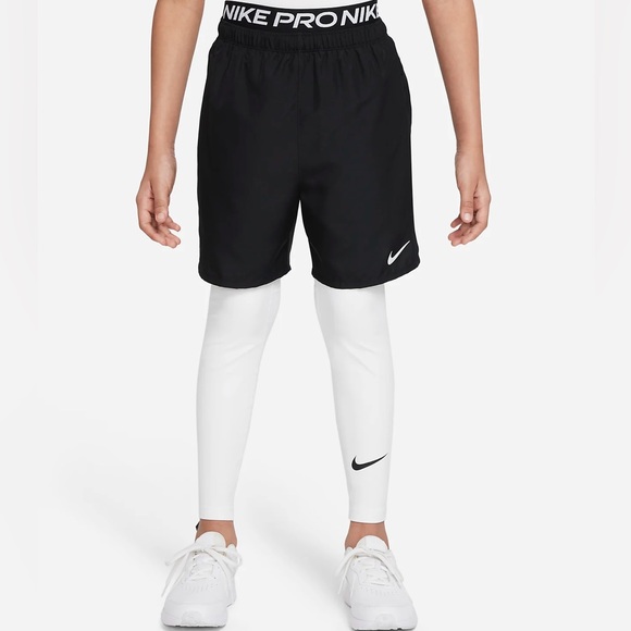 Nike | Bottoms | Nike Pro Drifit Compression Pants Boys Excellent ...